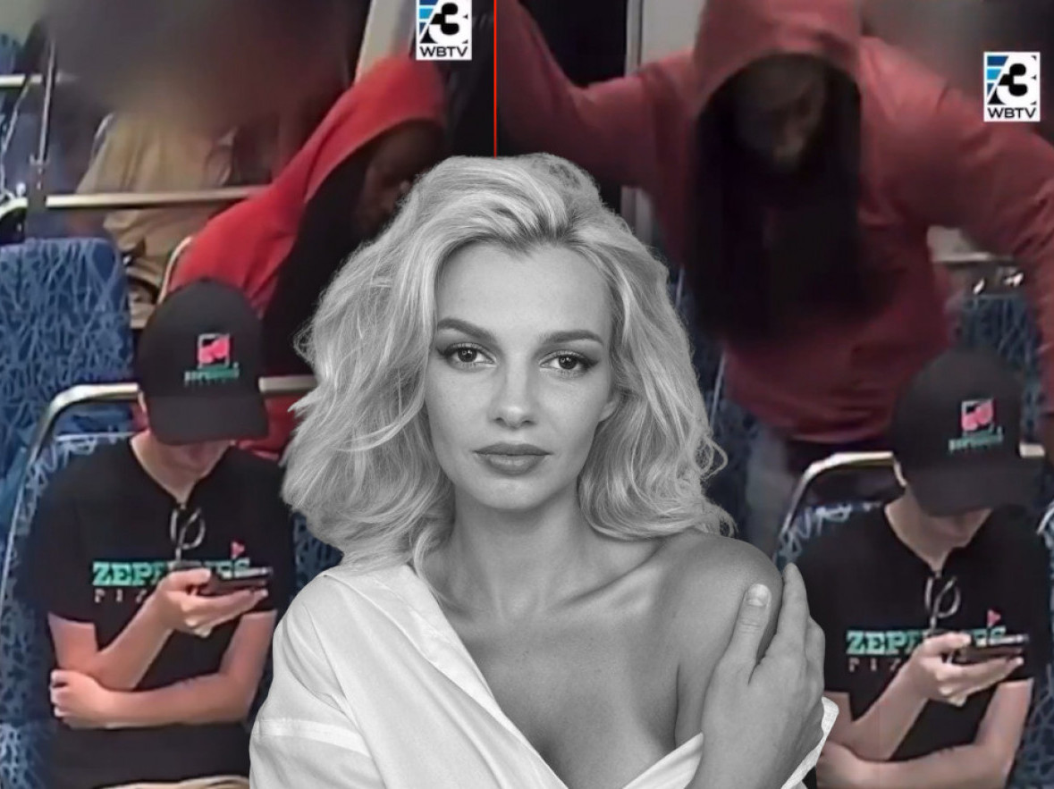 UZNEMIRUJUĆE: Lepu Irinu (23) beskućnik nasmrt izbo u vrat - horor snimak iz metroa, pobegla od ...